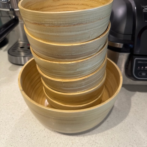 Core Bamboo | Kitchen | Core Bamboo 7pc Salad Bowls Set New | Poshmark